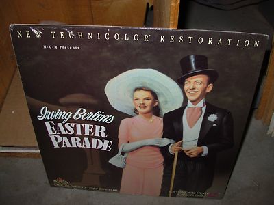 EASTER PARADE / FRED ASTAIRE / JUDY GARLAND laserdisc 1992 - SEALED NEW ...