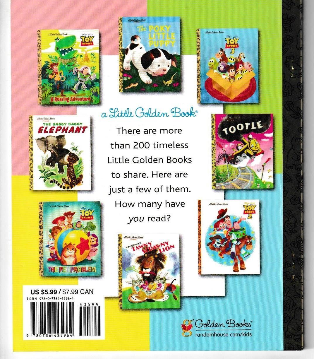 Toy Story (Disney/Pixar Toy Story) LITTLE GOLDEN BOOK | eBay