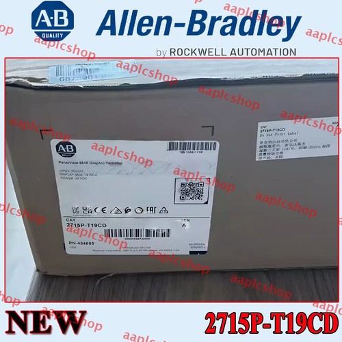AB 2715P-T19CD Allen Bradley Panelview 5510 2715P T19CD Ser AFree ...