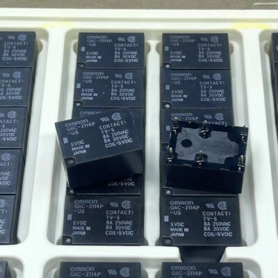 New G6C-2114P-US 5VDC Power Relay 8A 6 Pins x 1pc | eBay