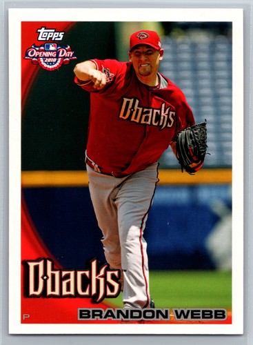 2010 Topps Opening Day #198 Brandon Webb Arizona Diamondbacks | eBay