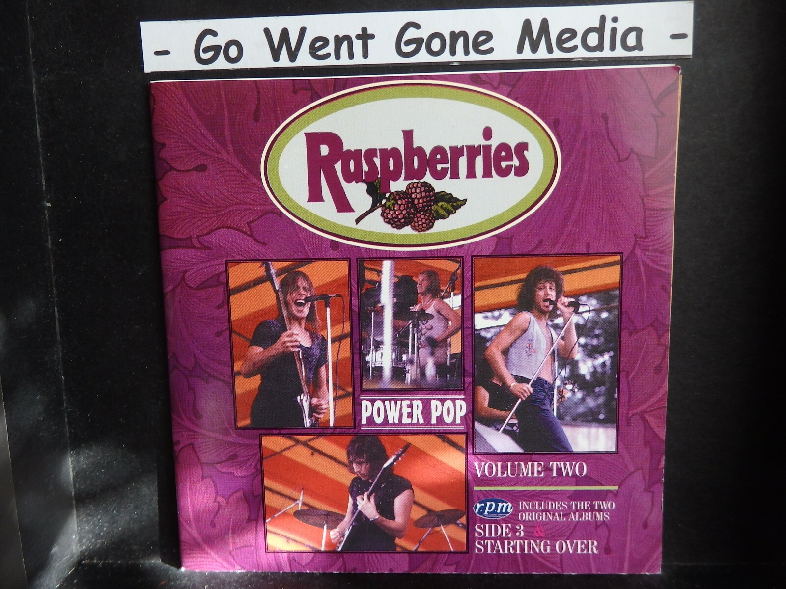 RASPBERRIES - Side 3/Starting over - 2 Alben 1 CD RPM 1996 - 20 Tracks ...