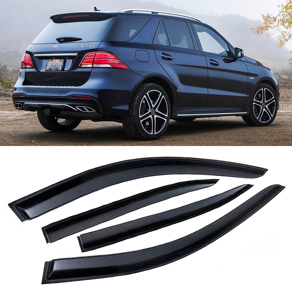 2016-2019 Mercedes GLE 350 400 Window Visor Vent Shade Deflector Rain ...