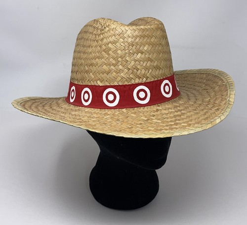 Target Employee Giveaway Hat Straw Woven Golf Western Collectible ...
