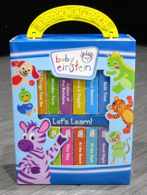BABY EINSTEIN My First Library BOARD BOOK BLOCK 12 Books | eBay