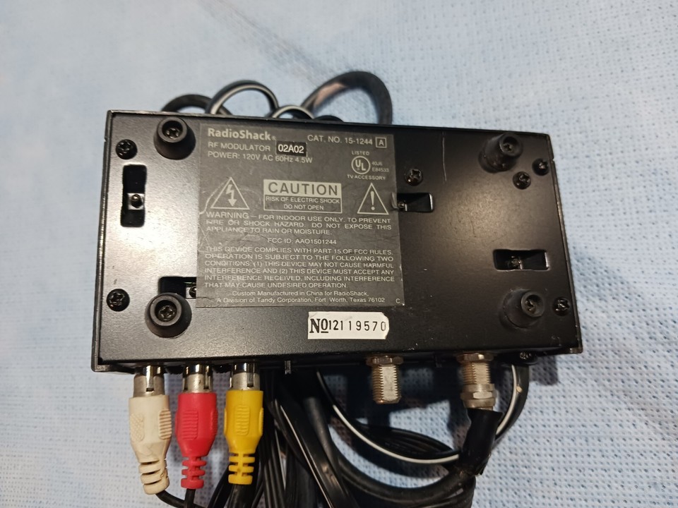 Radio Shack RF Modulator CAT NO.15-1244 | eBay
