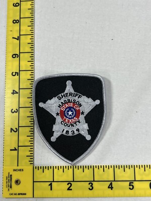 Harrison County Sheriff’s Department Texas TX 1839 Police Patch | eBay