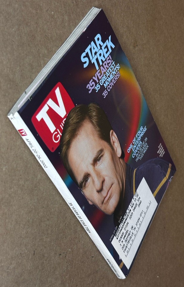TV Guide April 20-26, 2002 Star Trek Original Series, Scott Bakula ...