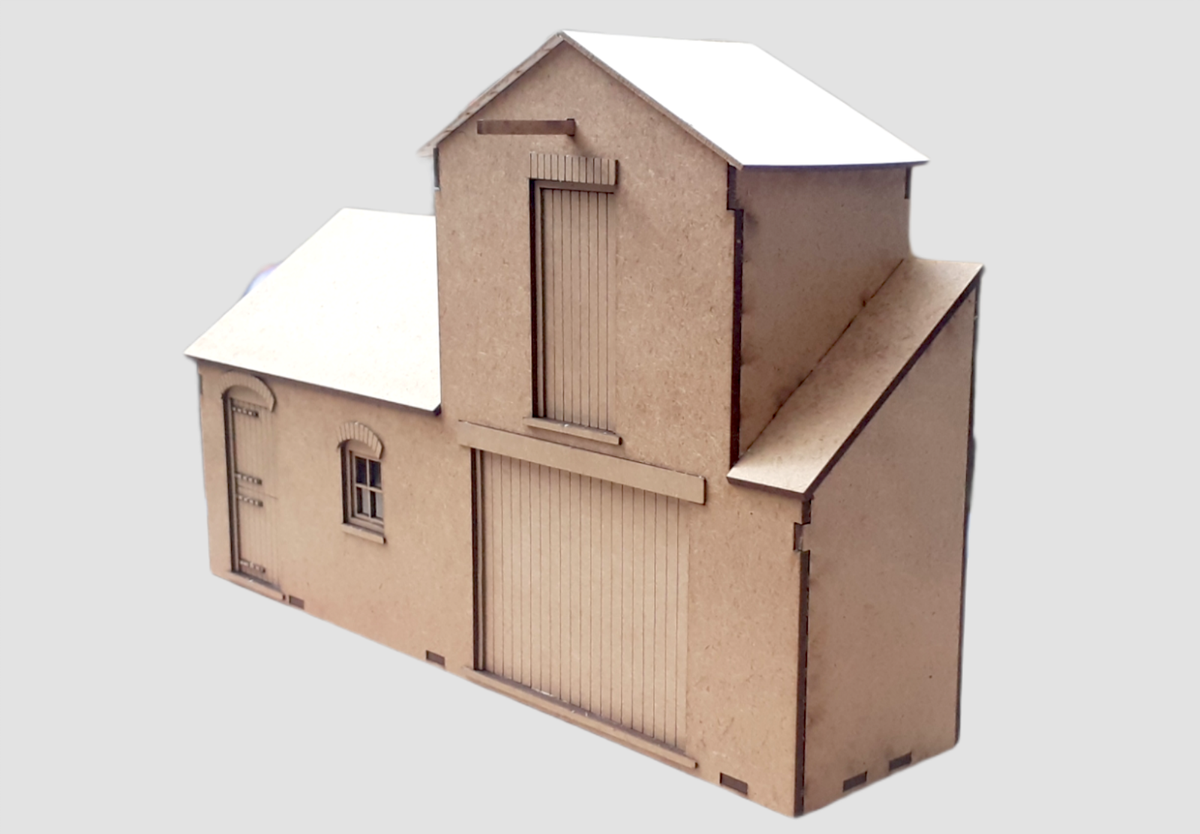 Model Railroad Stable Building Kit Small Stable Laser Cut Scratch Build ...