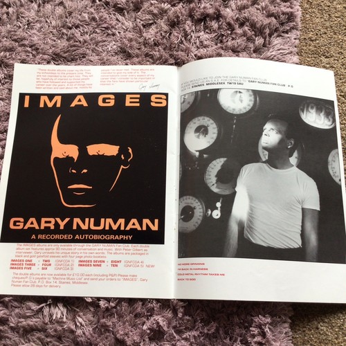 Gary Numan Concert Programme 1989 signed By Gary Numan And the Band ...