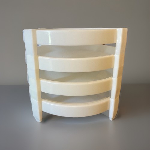 4 ct Vintage Tupperware Divide A Rack Pie Stacker Trays White Vintage ...