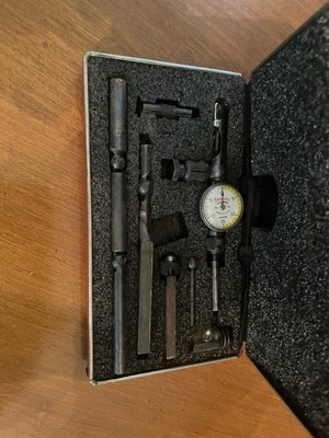 Starrett 711 Last word Dial Test Kit W/ Red Hard Case Used | eBay