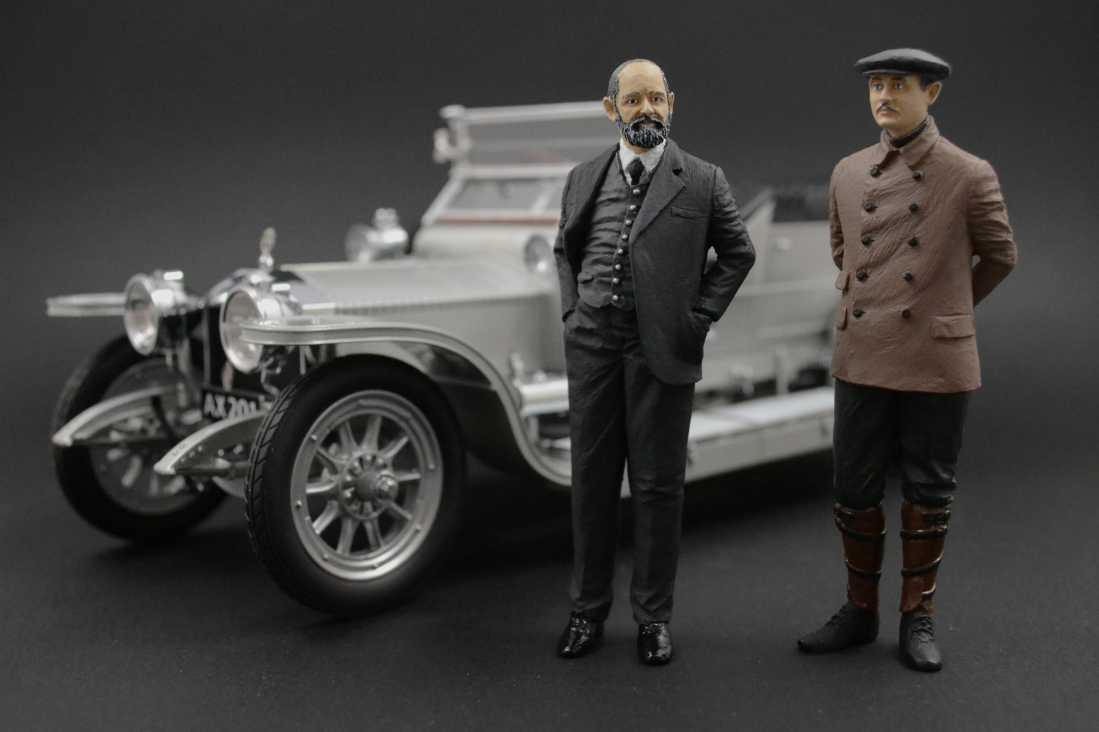 Charles Rolls & Henry Royce Figure pour 1:18 Rolls-Royce Kyosho !! NO ...