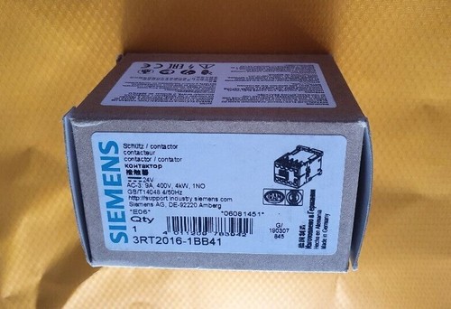 1PC Siemens 3RT2016-1BB41 Power Contactor PA 3P 24V 3RT2 016-1BB41 New ...