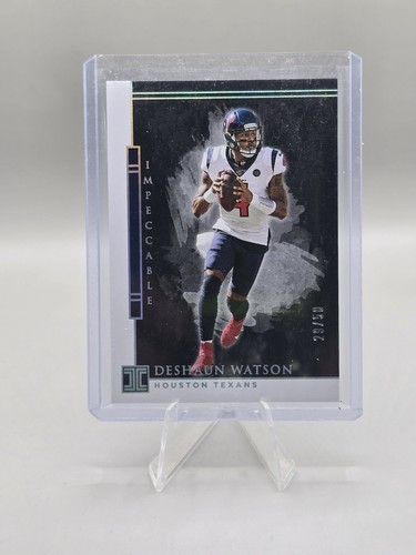 2020 Panini Impeccable - Deshaun Watson #39 Silver /50 for sale online ...