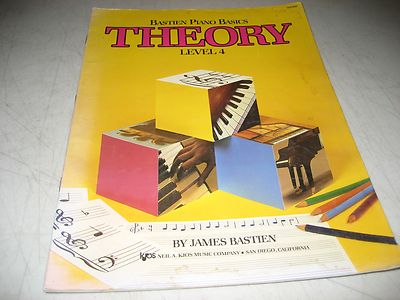 Bastien Piano Basics Theory Level 4 Sheet Music Song Book | eBay Australia