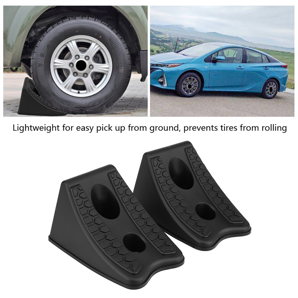 2pcs Car Antislip Block Plastic Car Tyre Slip Stopper Wheel Alignment ...