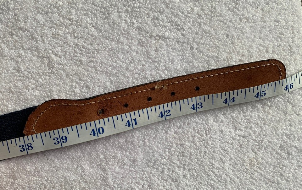 Clemson Tigers Belt Mens SZ 40-42 Orange Embroidered Paw Brass South ...