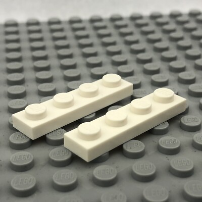 LEGO 3710 White Plate 1 x 4 (x2) | eBay