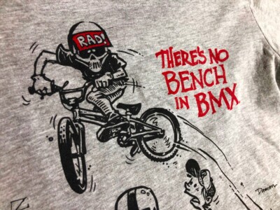 Nowear BMX Rad Series radical Rick "No Bench" Youth Tee Old New School ...