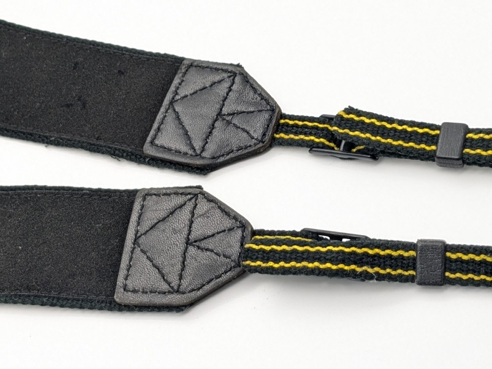 [N MINT] Nikon Neck Shoulder Strap for Professional Yellow & Black from ...