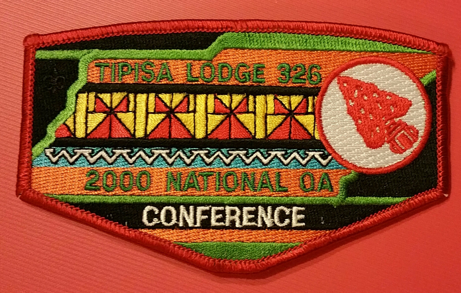 Tipisa Lodge 326 Order of the Arrow OA Flap Patch - 2000 NOAC | eBay