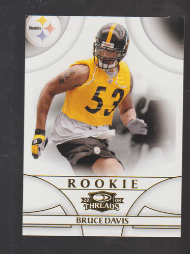 2008 Donruss THreads Gold #161 Bruce Davis rookie card, UCLA Bruins ...