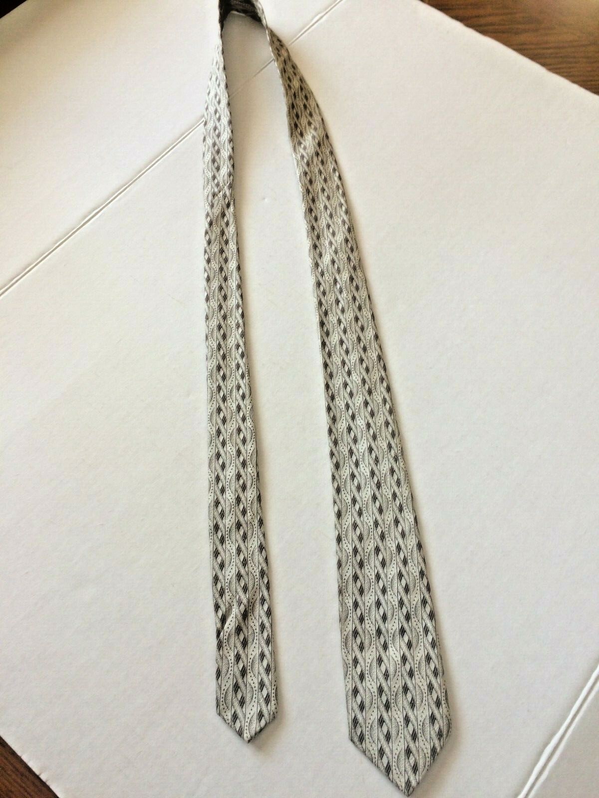 1950s Vintage SKINNY Necktie Rockabilly 2 1/4" wide 1… - Gem