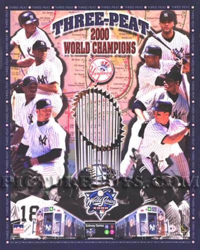 New York Yankees 2000 World Series Championship Picture Plaque (Subway ...
