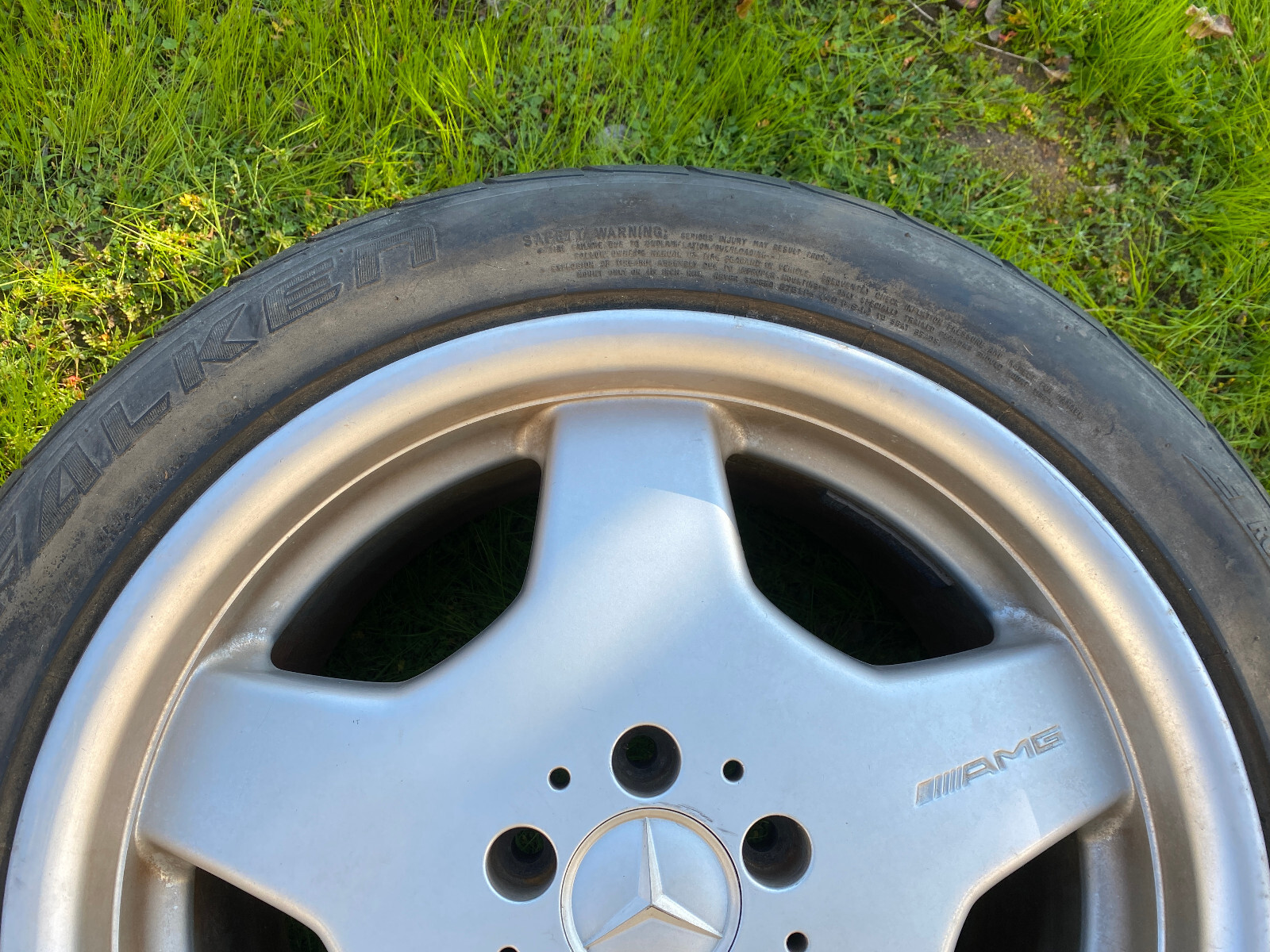 02 MERCEDES BENZ Cl500 18 22 AMG Factory Wheel Rim 9 1 2F2 Jx18h2 02-mercedes-benz-cl500-18-22-amg-factory-wheel-rim-9-1-2f2-jx18h2