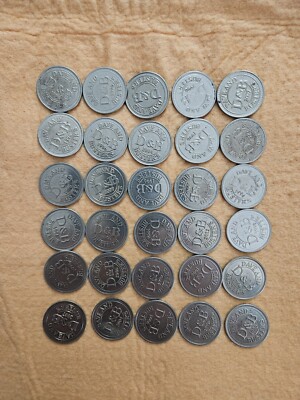 Dave & Busters Arcade Coins Game Tokens x30 | eBay