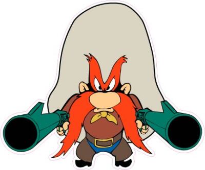 Yosemite Sam Vinyl Bumper Sticker Window Decal Multiple Sizes | eBay