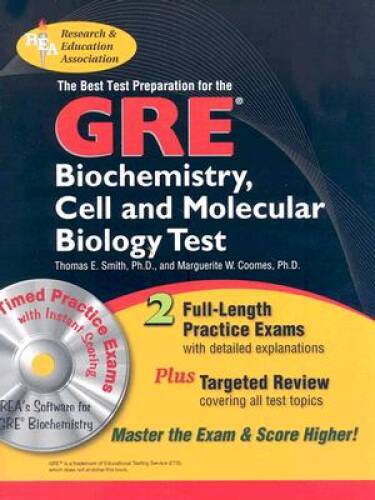 GRE Biochemistry, Cell and Molecular Biology w/CD-ROM - The Best Test ...