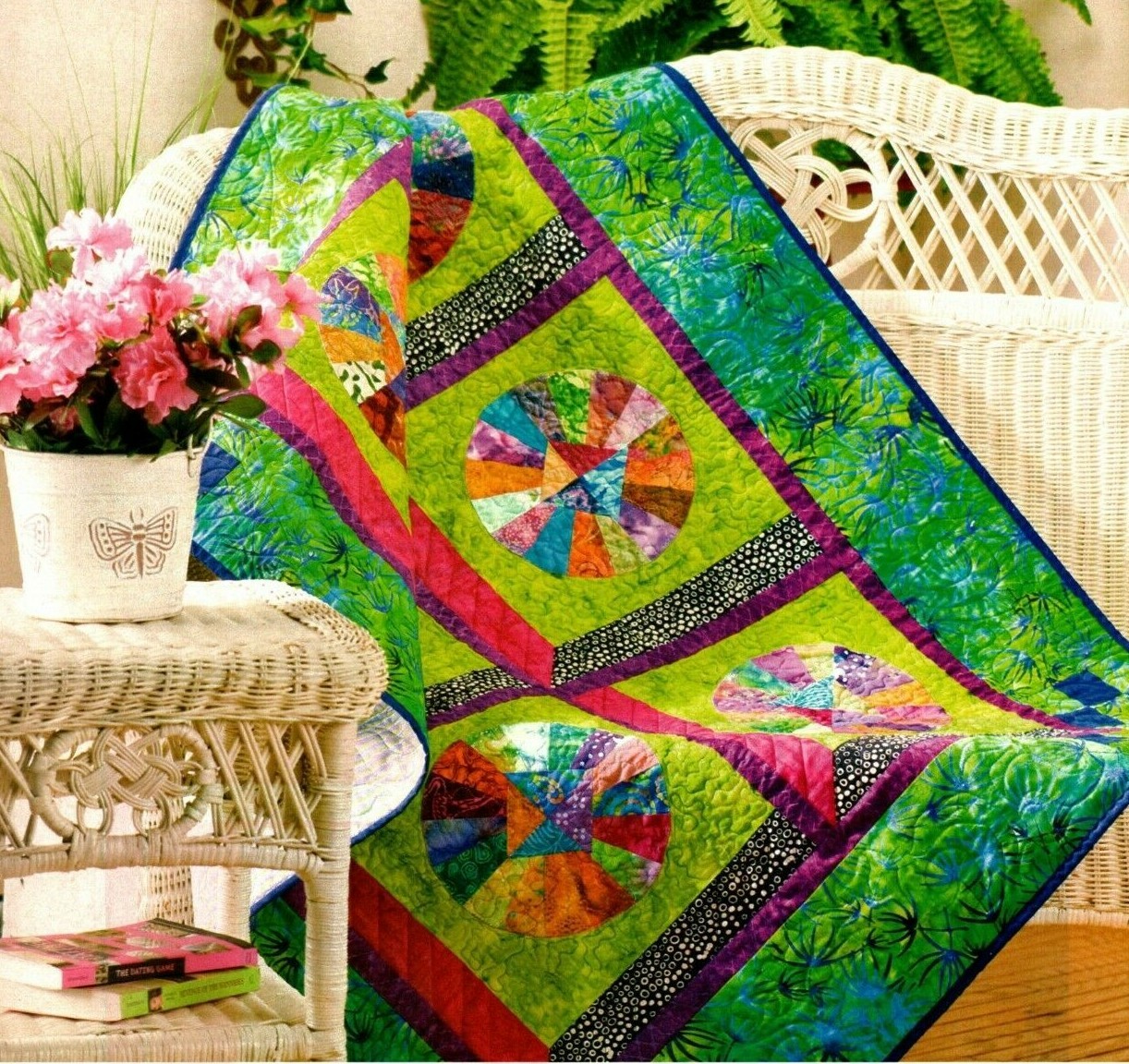 Coffee Filter Fans Quilt Pattern Pieced DK | eBay