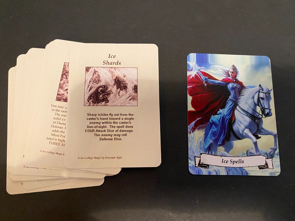 HEROQUEST custom expansion PARTS - CARD DECK - MONSTER STATISTICS ...