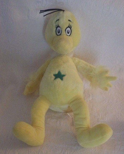 Kohls Cares Dr. Suess Sneetch Yellow Bird Plush Stuffed Animal 17" Tall ...