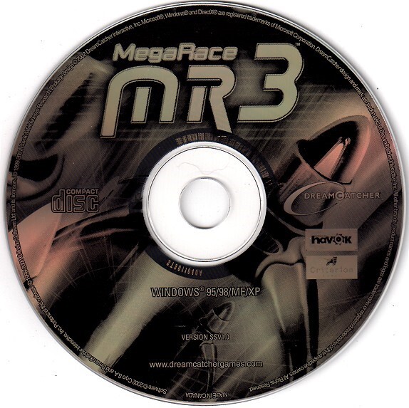 MegaRace 3 (PC-CD, 2002) for Windows 95/98/Me/XP - NEW CD in SLEEVE ...