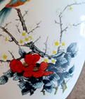 Fine Chinese Jay Japan Vase Birds & Cherry Blossoms 4.25" Tall | eBay