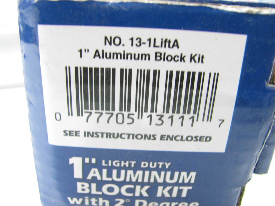 Superior 1" Lift Lower Block Kit W/ Shims 1-3/4" To 2-1/2" Inch Wide ...