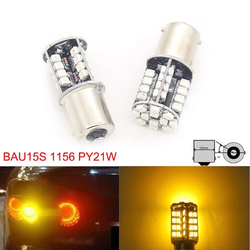 2x 44 SMD LED CANBUS ERROR FREE 581 BAU15S 1156 21W BULBS INDICATOR ...