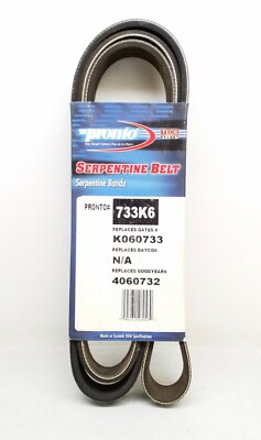 733K6 Pronto Tech Select Cadna Serpentine Belt - Free Shipping | eBay