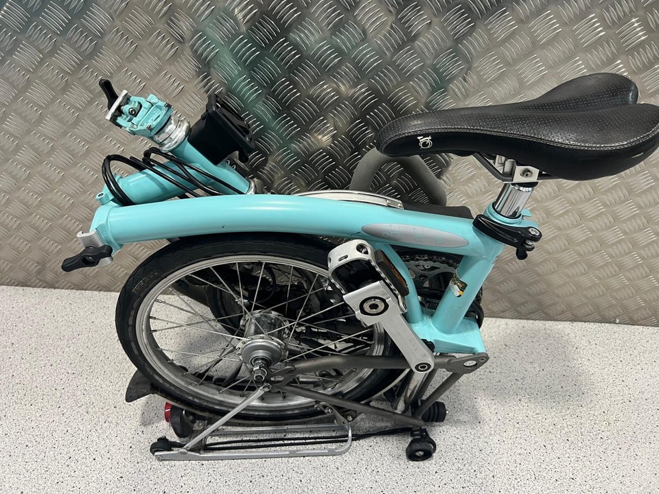 BROMPTON P6R-X TURKISH GREEN TITANIUM IN GOOD CONDITION **WORLDWIDE ...