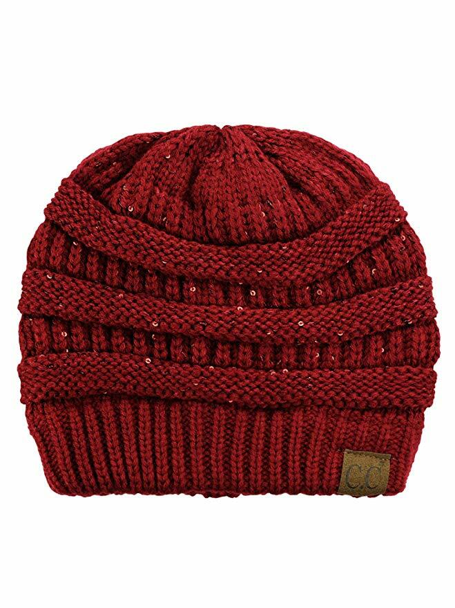 Hot item CC C.C Beanie New Women's Knit Slouchy Thick Cap Hat Unisex ...