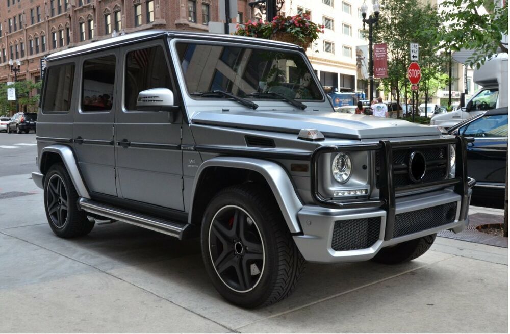 G63 Mercedes G63 AMG G-Wagon G500 G550 Black Brush Guard Grille Bumper ...