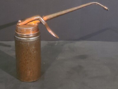 VINTAGE PLEWS OILER CO. METAL TIN OIL CAN OILIER Minneapolis Minnesota ...