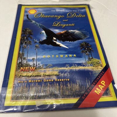 The SHELL Tourist Map Of Okavanga Delta And Linyanti Botswana NEW | eBay