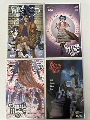 GUTTER MAGIC #1 2 3 4 IDW COMPLETE Comic Book Set Douek Barkley 1st ...