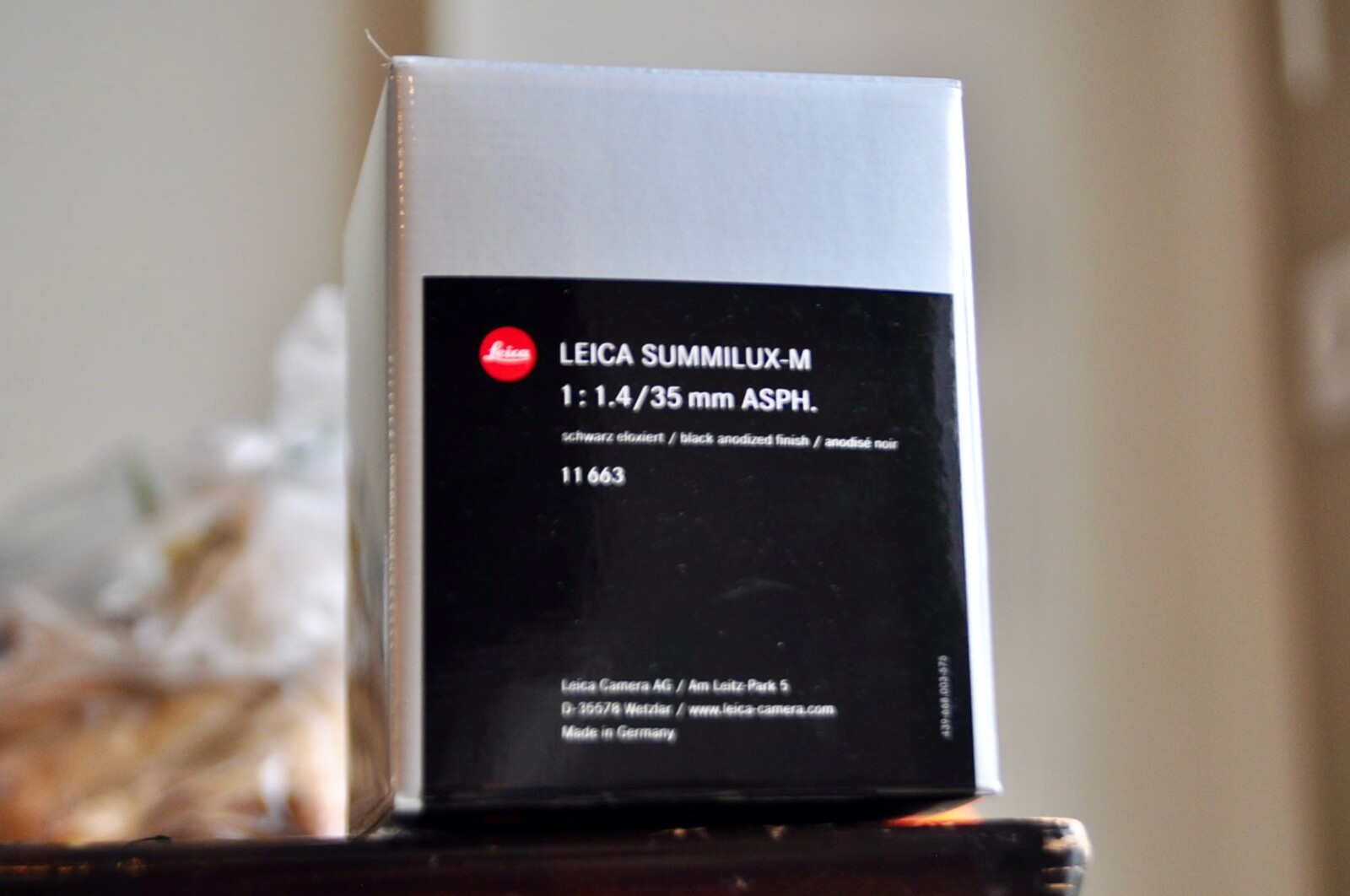 Leica Box only for Leica Summilux M 35mm F 1.4 ASPH lens | eBay