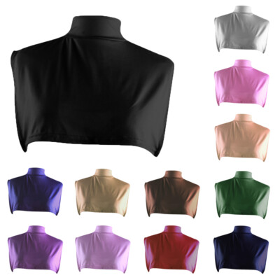 Muslim Women Fake Collar Hijab Islam Turtleneck Neck Cover Under Top ...
