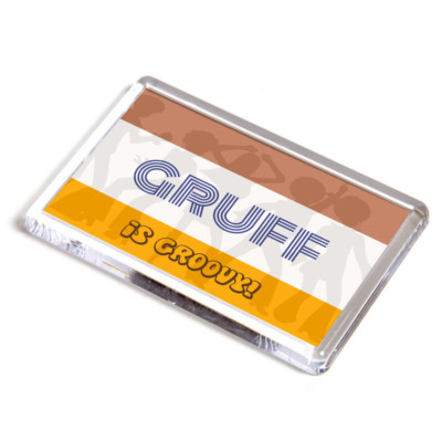 FRIDGE MAGNET - Gruff is Groovy! - Boy's Name Gift | eBay UK